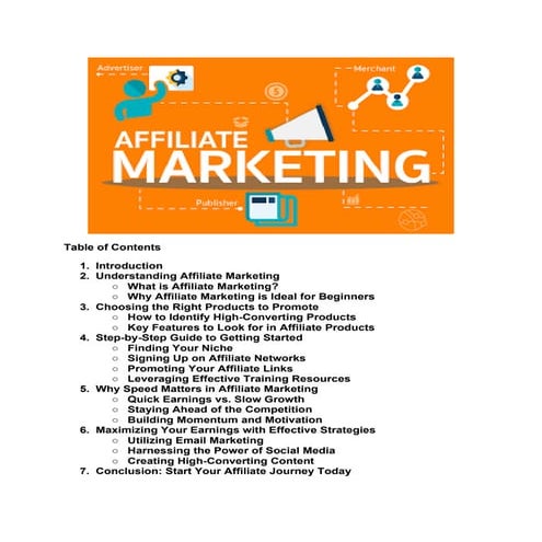 AFFILIATE MARKETING GUIDE FOR BEGINNERS! | PDF | Free Download