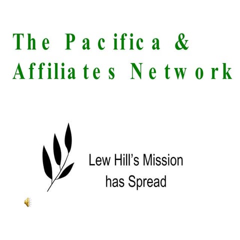 Pacifica Affiliates Program | PPT