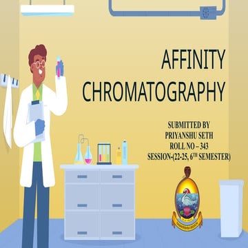 Affinity Chromatography Principal Process Application Pptx
