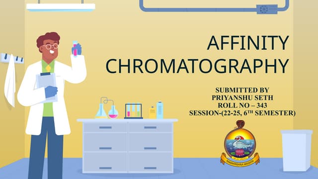 Affinity Chromatography Principal Process Application Pptx