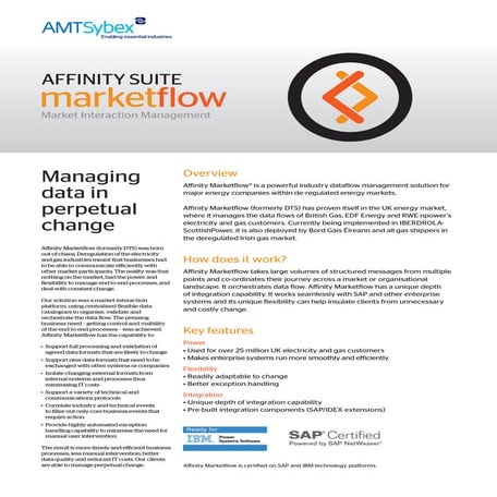 Affinity Marketflow Product Sheet | PDF