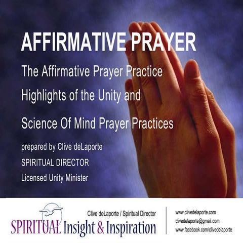 Affirmative Prayer Practice | PPTX