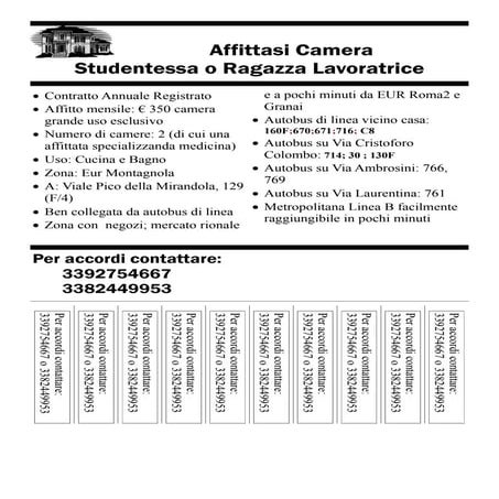 Affittasi! OCCASIONE | PDF