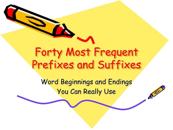 Prefixes | PPT