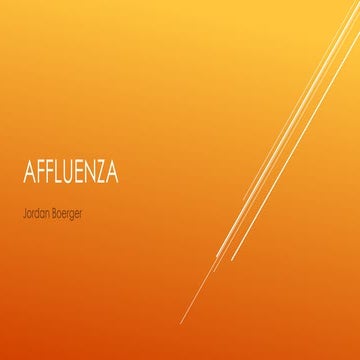 Affluenza Project- Jordan Boerger | PPT
