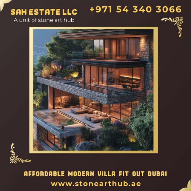 Affordable Modern Villa Fit Out Dubai - ☎ +971 54 340 3066 | PDF