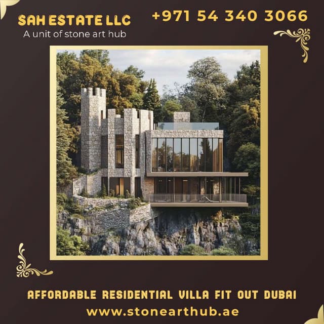Affordable Residential Villa Fit Out Dubai - ☎ +971 54 340 3066 | PDF