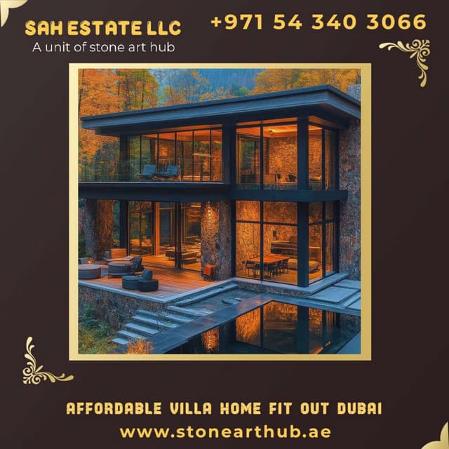 Affordable Villa Home Fit Out Dubai - ☎ +971 54 340 3066 | PDF