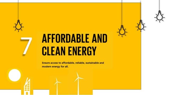 AFFORDABLE AND CLEAN ENERGY - PPT.pptx | Gas and Electric | Home Utilities