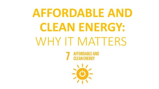 sustainable development goals no. 7 (sdg 7) clean and affordable energy ...