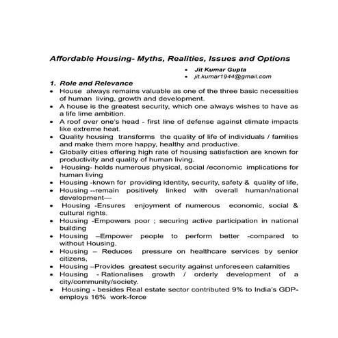 Affordable Housing- Myths, Realities, Issues and Options..pdf