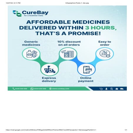 Affordable Medicine Delivery - CureBay | PDF