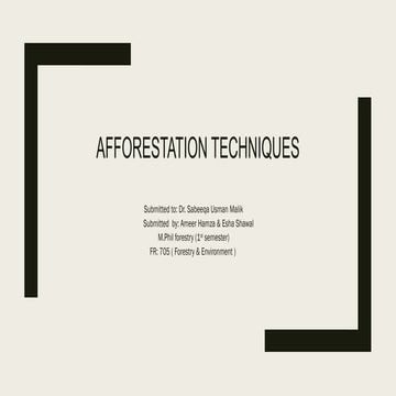 Afforestation techniques and its types.pptx