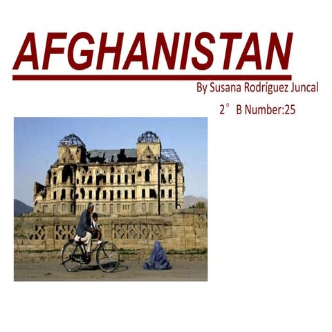 PPT presentation of afghanistan | PPTX