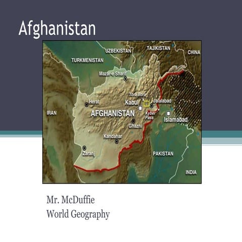 Afghanistan slideshare | PPT