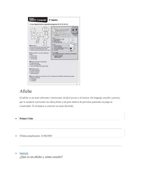 El afiche estructura e importancia | PDF