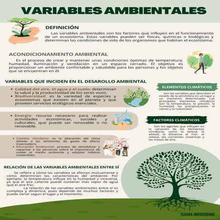 Afiche Variables Ambientales | PDF