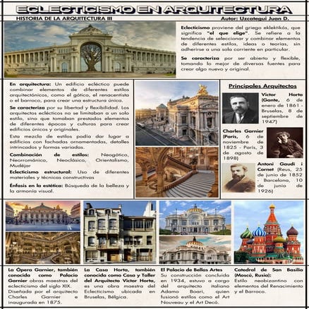 La Arquitectura del Eclecticismo Historia III | PDF
