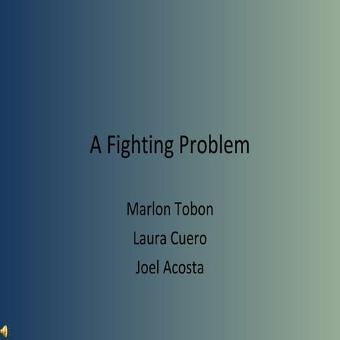 A fighting problem group | PPT