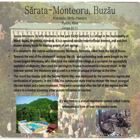 Sarata-Monteoru | PPTX