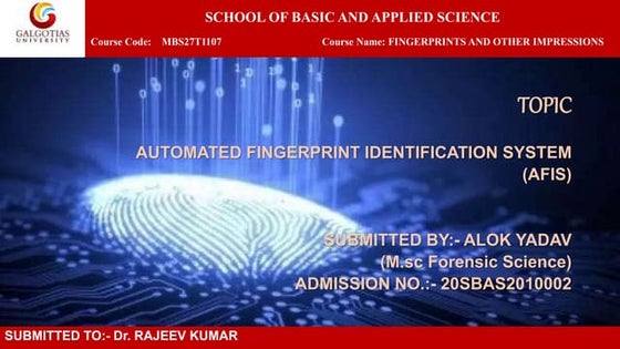 Automated Fingerprint Identification Systems (AFIS).pptx