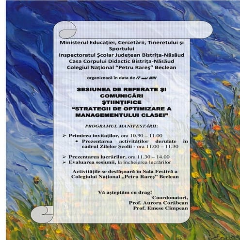 Afisul activitatii | PDF