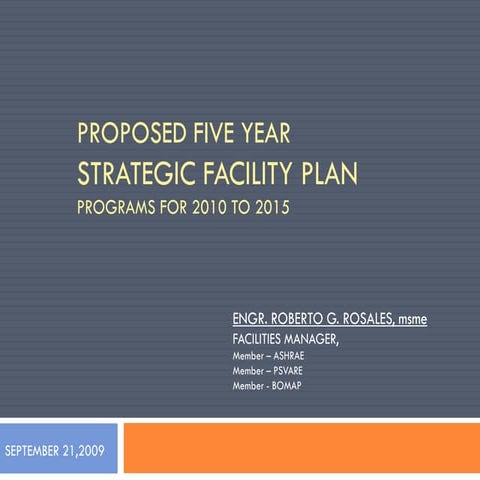 A Five Year Plan V.2 | PDF