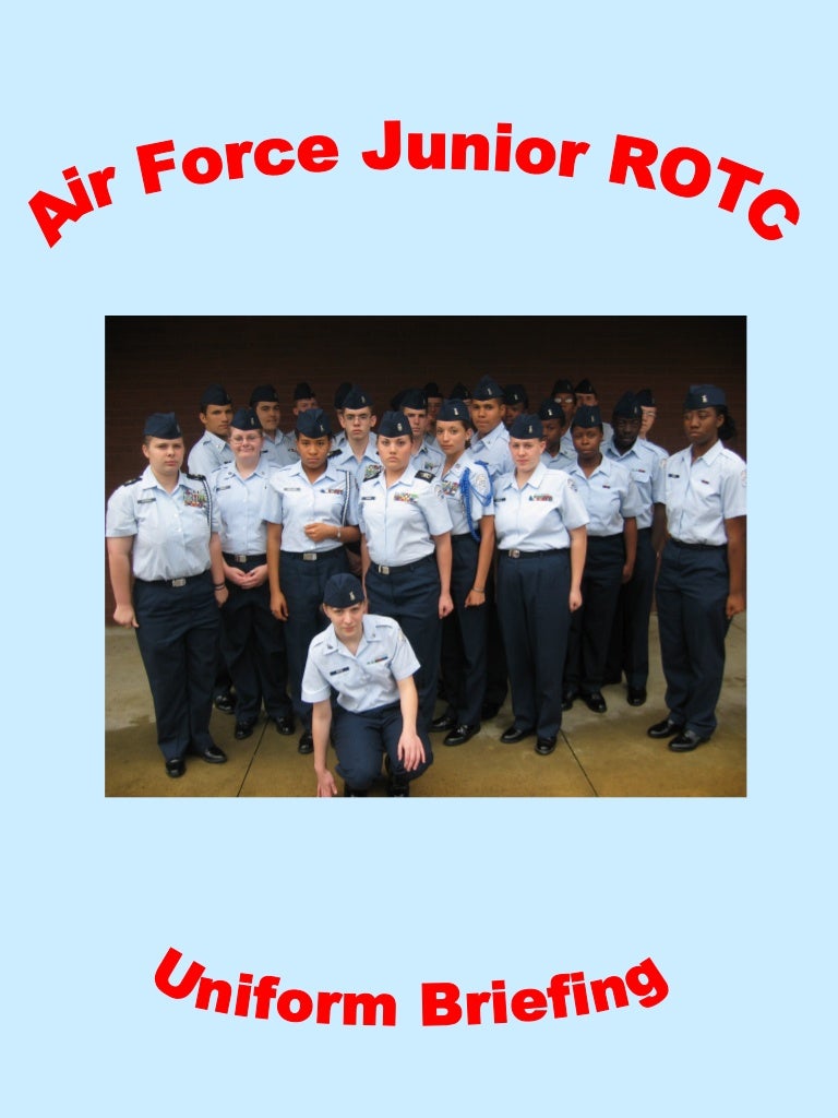 Afjrotc uniform brief