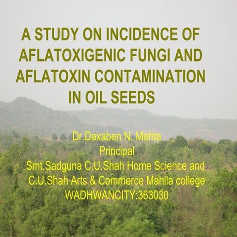 Aflatoxin contamination | PPS | Gardening | Home & Garden