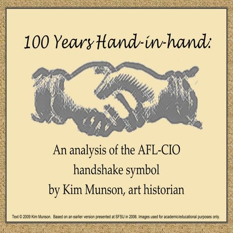 100 year history of the AFL-CIO logo. | PDF
