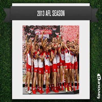 2013 AFL Season Predictions | PDF