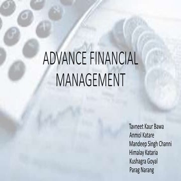 financial management | PPT