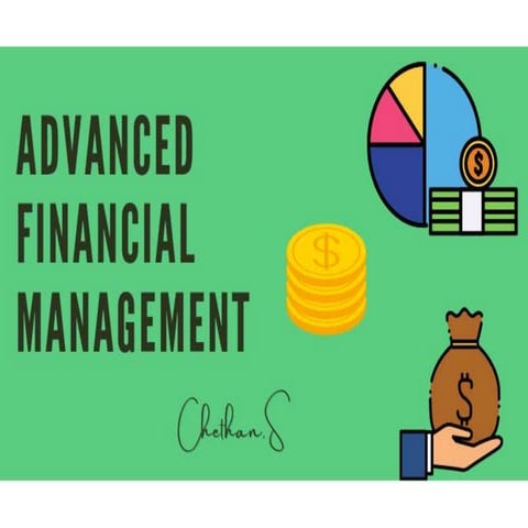 Advanced Financial Management (Investment Decisions and Risk Analysis ...