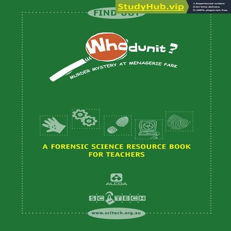 A FORENSIC SCIENCE RESOURCE BOOK FOR TEACHERS | PDF