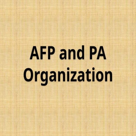 updated-AFP-and-PA-ORGANIZATIONBSAJAskOAOO | PPTX