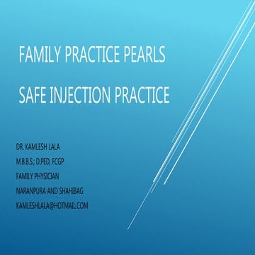 Safe Injection Practice | PPTX