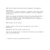AFP Part II Initial Research Article Summary and AnalysisDe | PDF