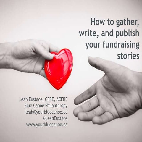 How to gather, write & publish your donor stories | PDF