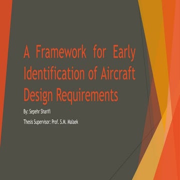 A framework for early identification of aircraft design | PPT