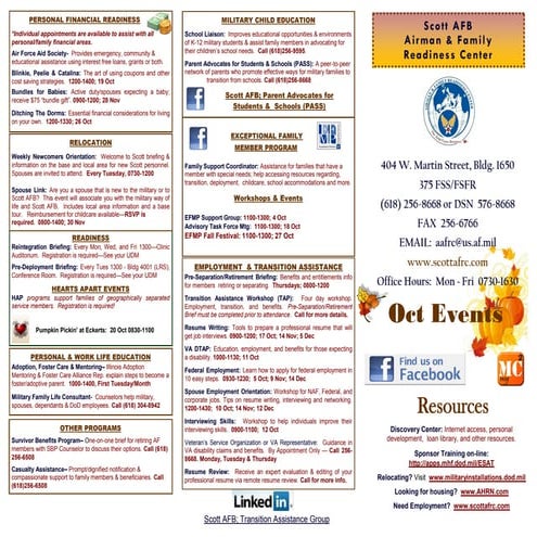 A&FRC (Airmen & Family Readiness Ctr) | PDF