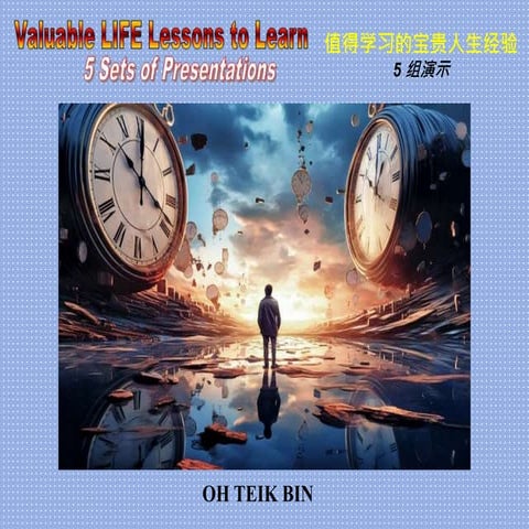 A Free eBook ~ Valuable LIFE Lessons to Learn ( 5 Sets of Presentations ...