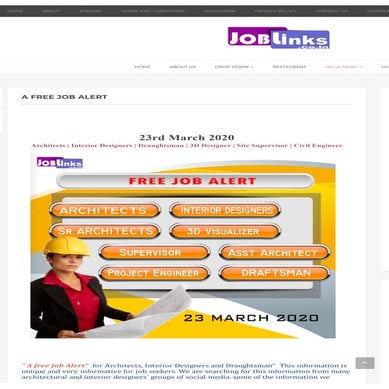 A free job alert free job alert for, interior designers and engineers | PDF