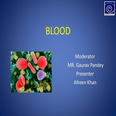 Blood formation and composition | PPT