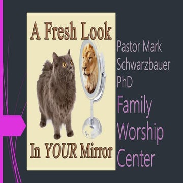 A fresh look in your mirror | PPT