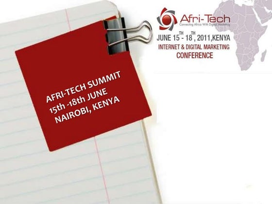 Africa Technolgy presentations