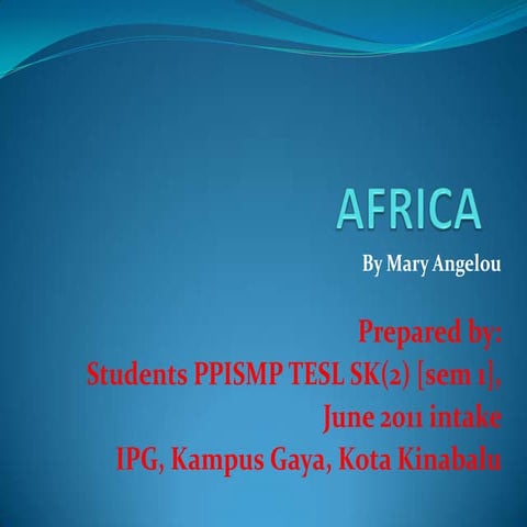 Africa | PPTX