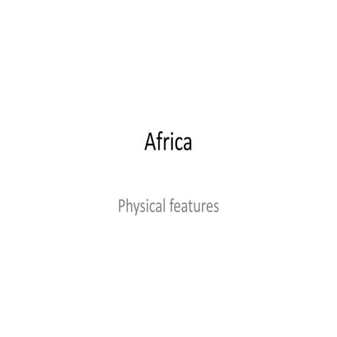 Africa (1) | PPT