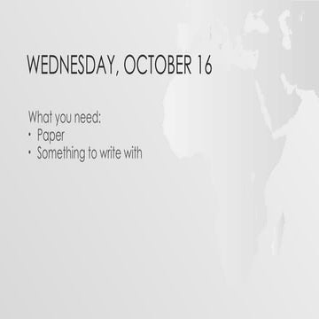 Presentation for World History on Africa | PPT