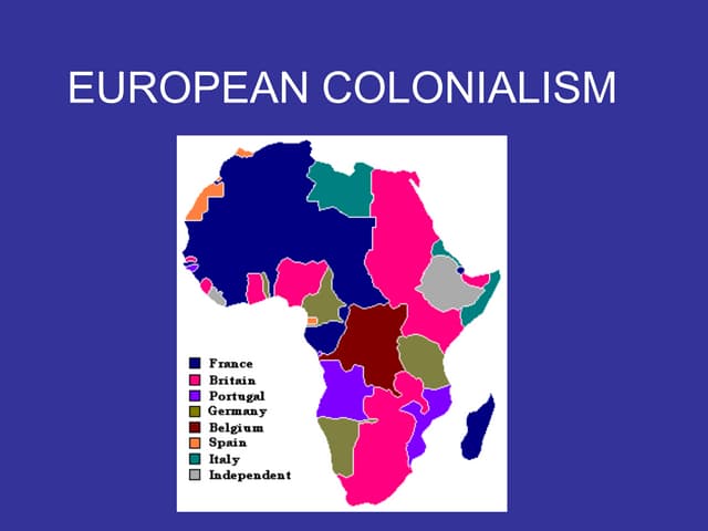 African colonization powerpoint | PPT