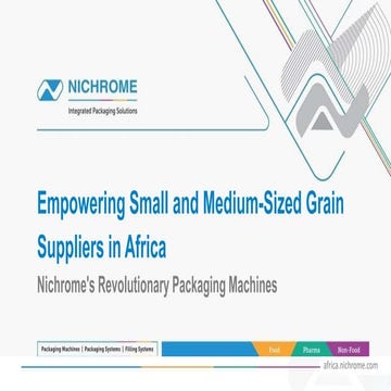nichrome Grain Packaging machine in kenya | PPT